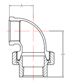 GI Pipe Union Elbows Conical Seat Factory China