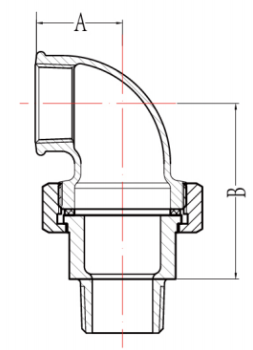Flat Seat Union| NPT Female Union Elbows Flat Seat Wholesaler