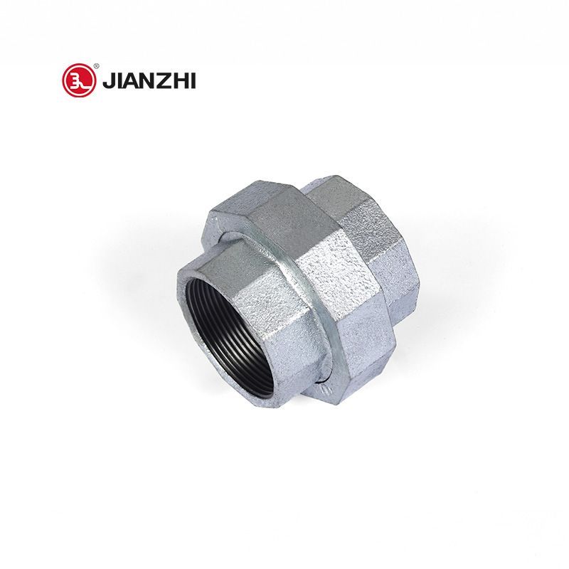 Plumbing Pipe Fittings Union, Galvanised Flat Seat Union