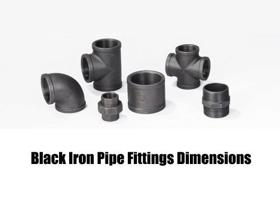 Black Iron Pipe Fittings Dimensions Wholesale