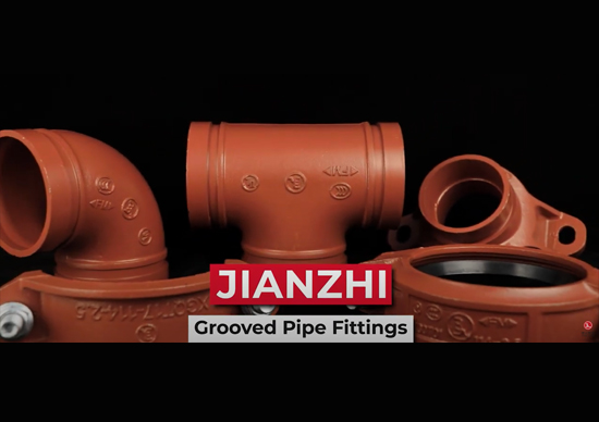 What are the types of grooved pipe fittings?